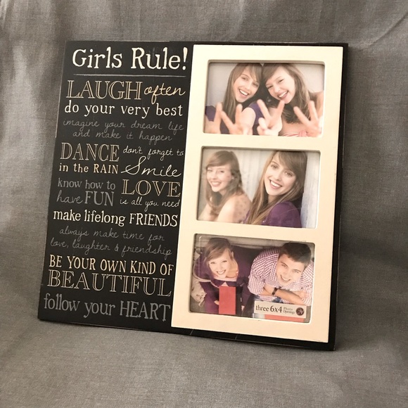 Accents | Girls Rule Photo Frame | Poshmark